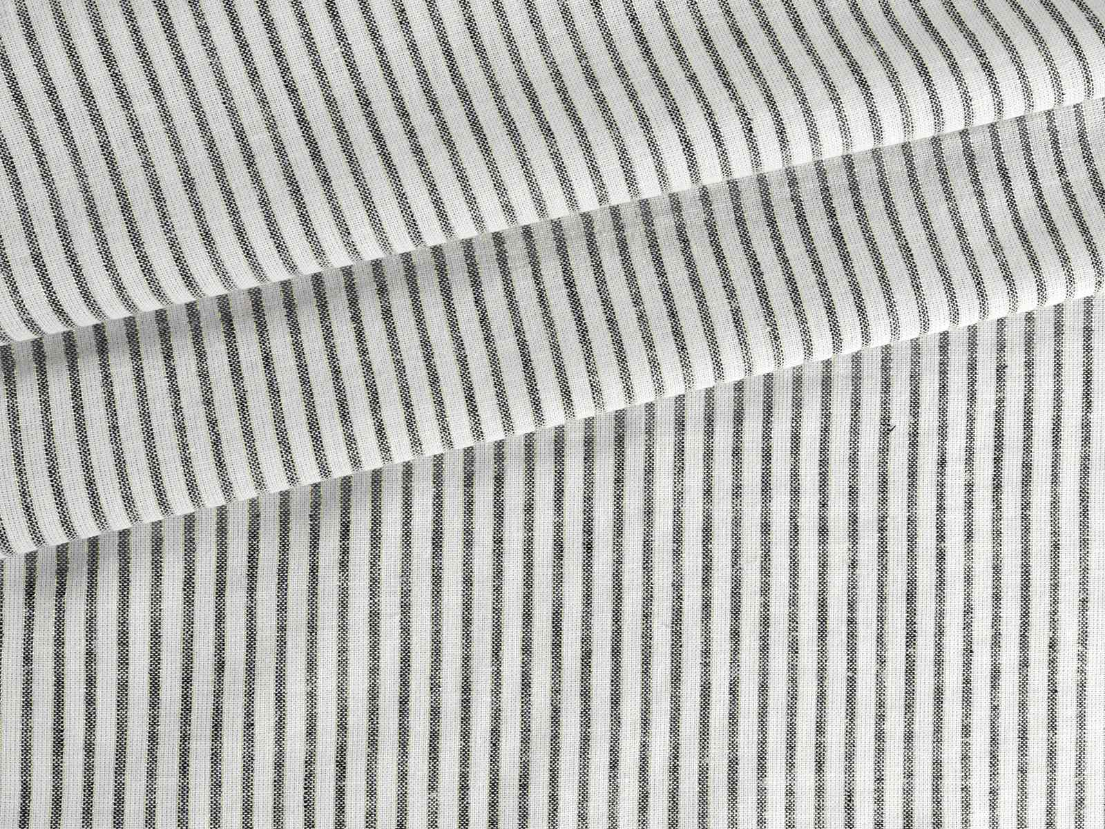 CAMB DE LINHO STRIPE PRETO