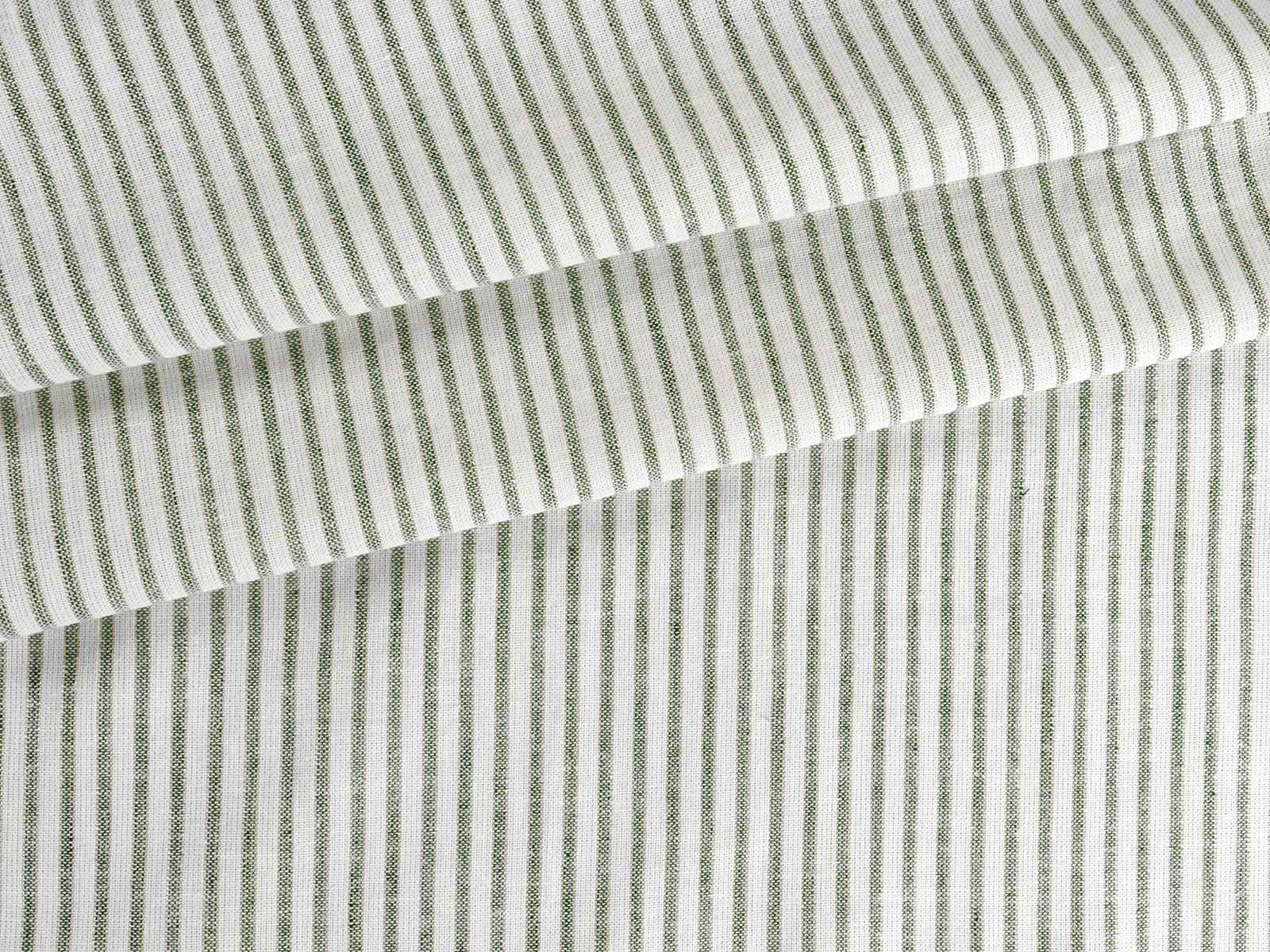 CAMB DE LINHO STRIPE MOSS
